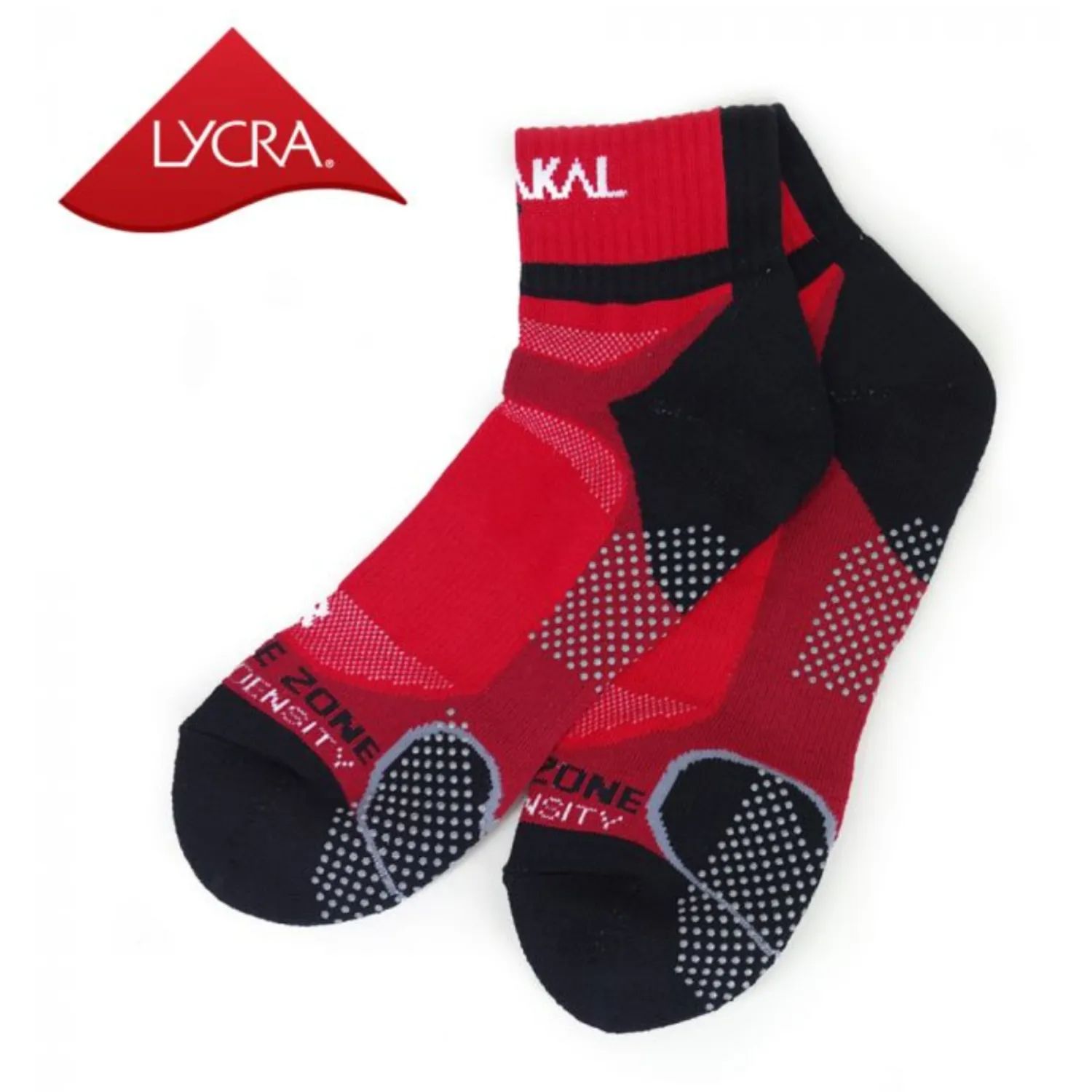Karakal X4 Quad Density Sport Socks Ankle Size 7-13 Red // Squash.com.au
