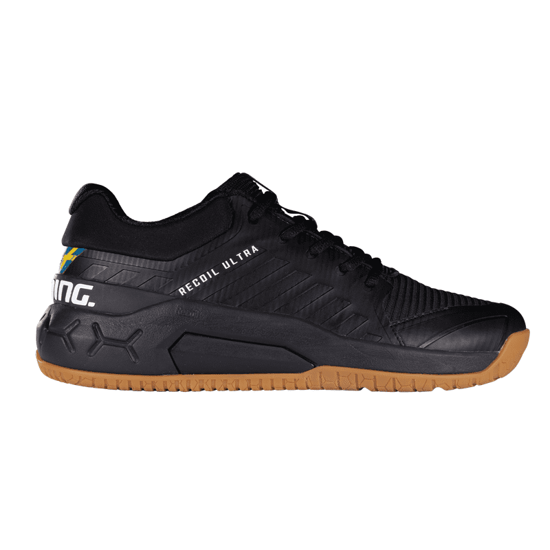 Salming Recoil Ultra Men Black Squash Shoe // Squash.com.au