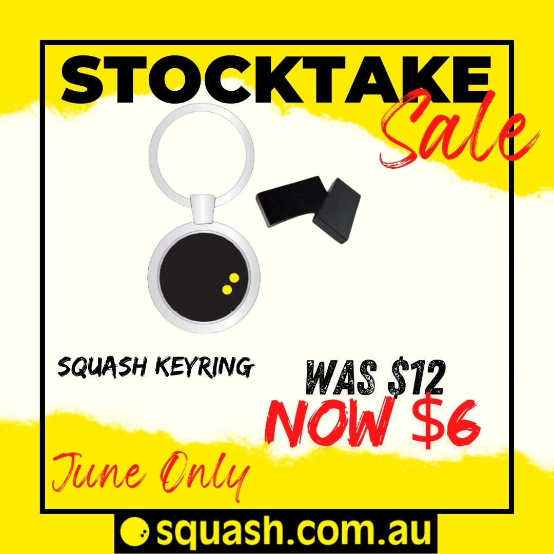 Metal Squash Keyring // Squash.com.au