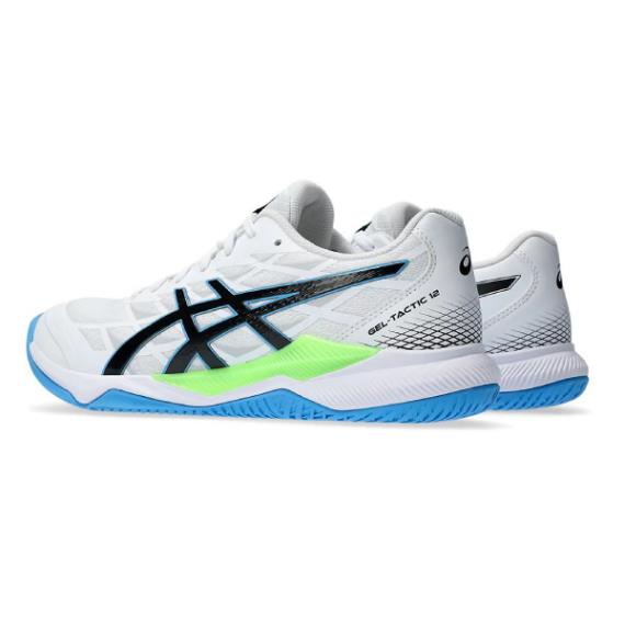 Asics Gel-Tactic 12 Men White Lime Court Shoe // Squash.com.au