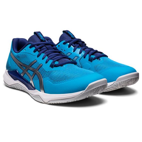 Asics Gel Tactic Men`s Island Blue Squash Shoe // Squash.com.au